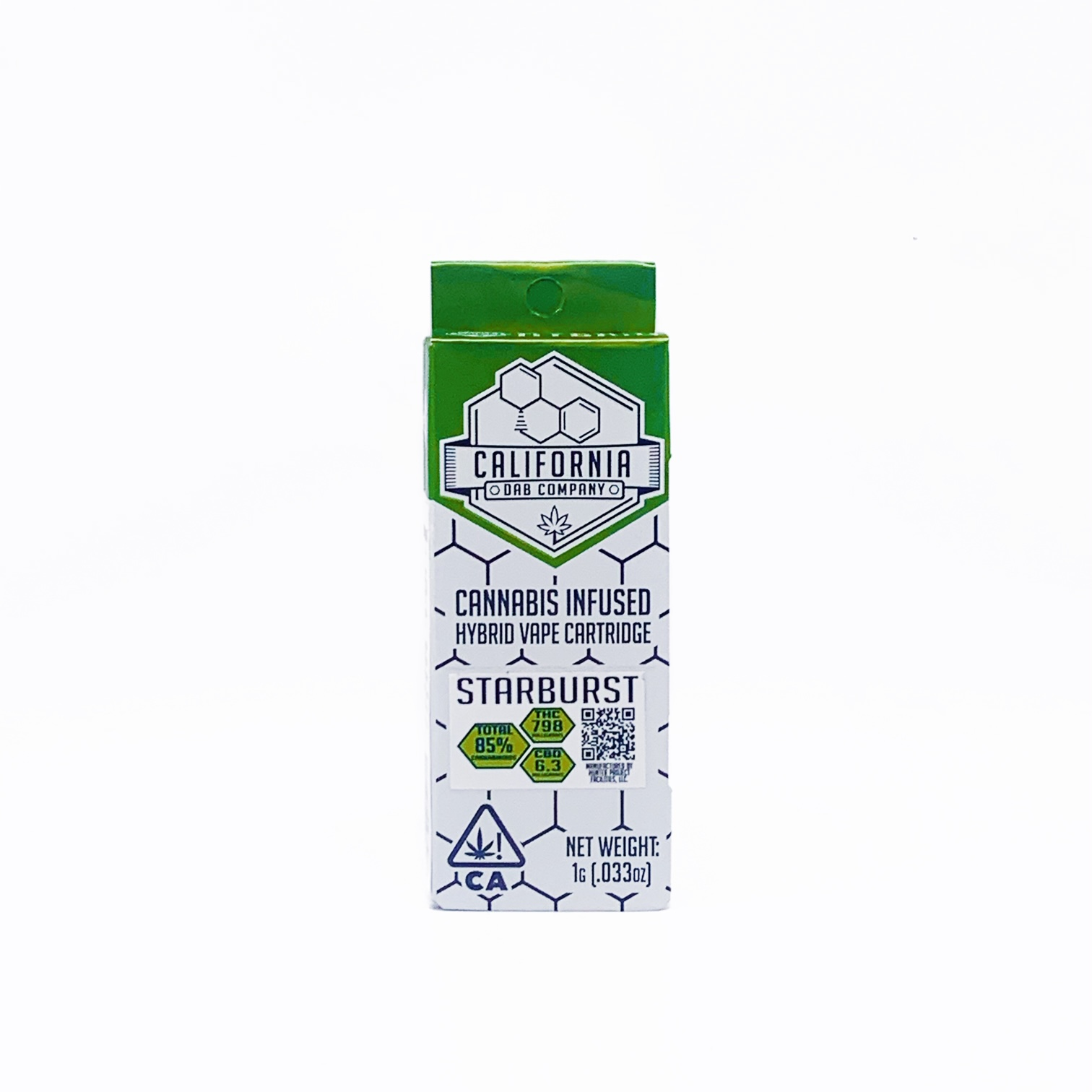 California Dab Company - Starburst Cartridge 1G - The Kind Center