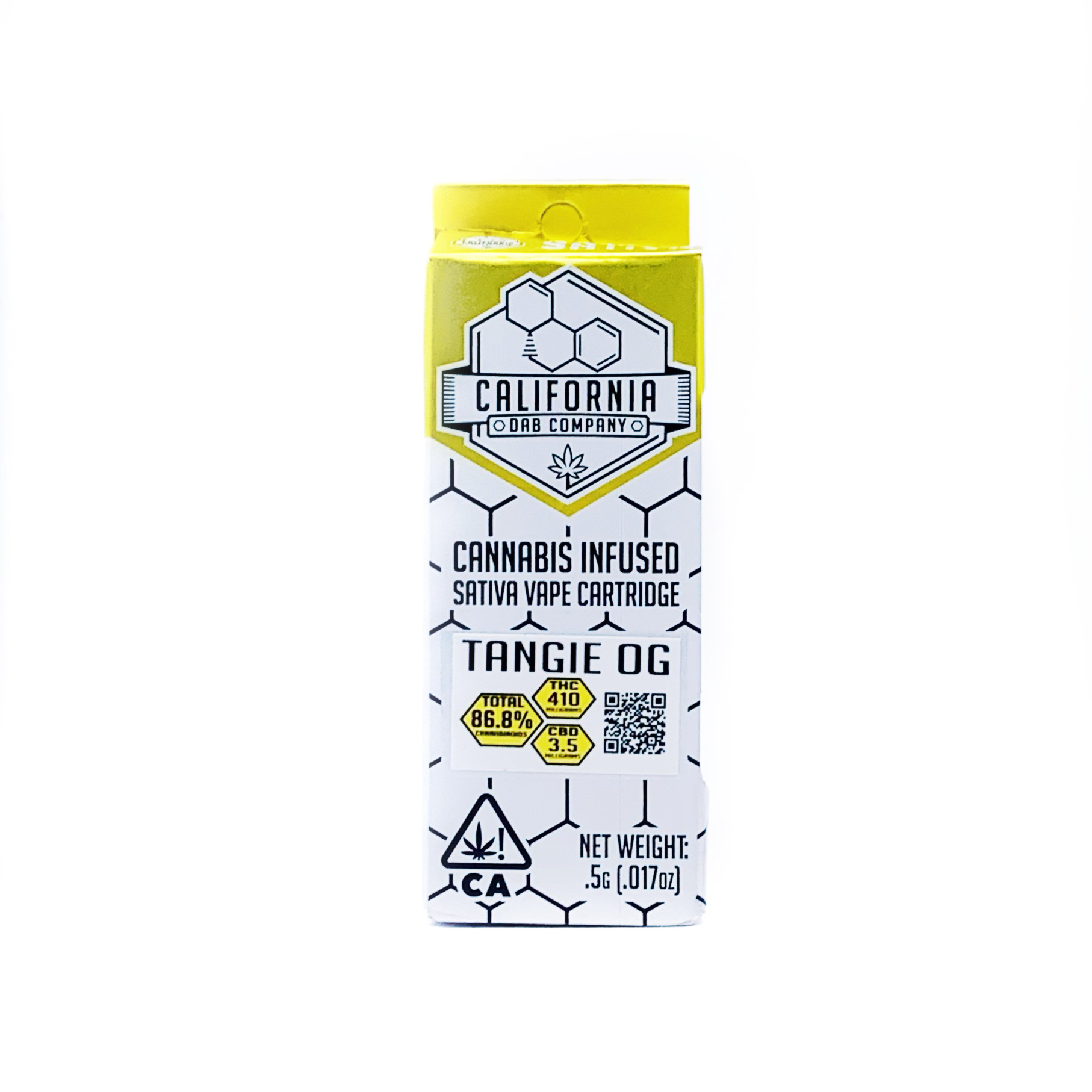 California Dab Company - Tangie OG Cartridge .5G - The Kind Center