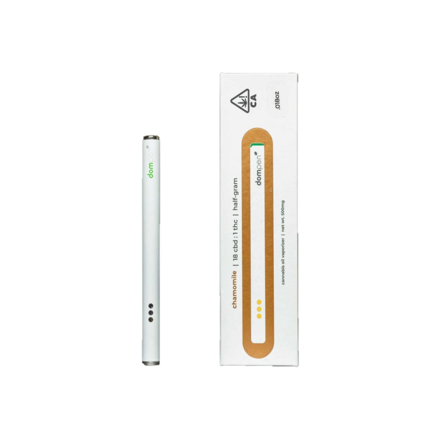 Dompen - CBD/THC Chamomile Disposable Vape Pen 0.5G - The Kind Center