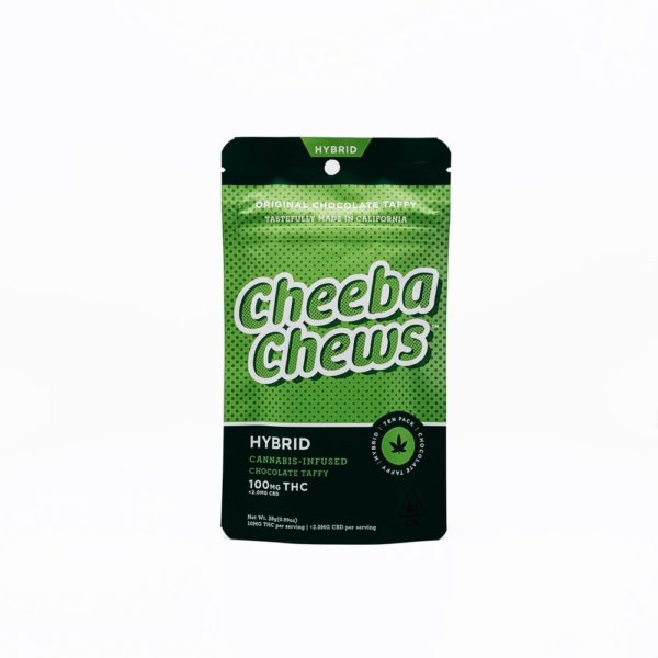 Cheeba Chew - Hybrid Chocolate Taffy 100mg - The Kind Center