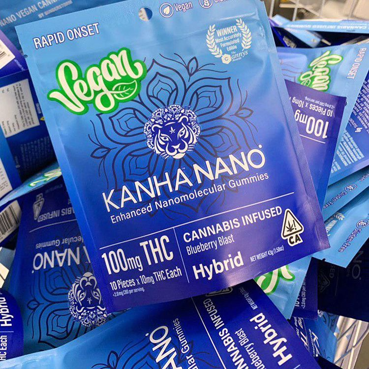 THC Vegan Nano Blueberry Blast 100 Mg - The Kind Center