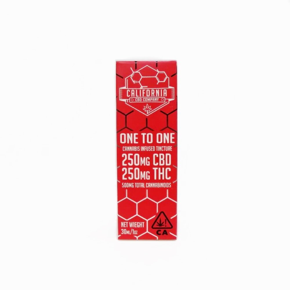 California Dab Company - CBD/THC One to One Enhanced Tincture 500MG ...