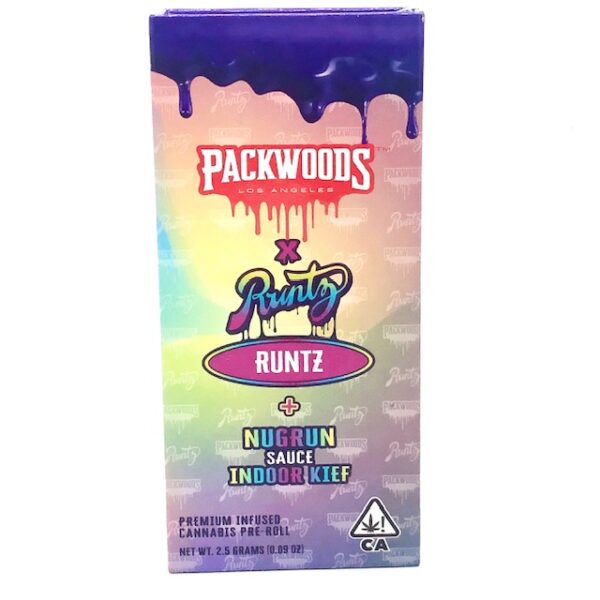 PACKWOODS - Packwoods x Purple Runtz Infused Preroll 2.5G - The Kind Center