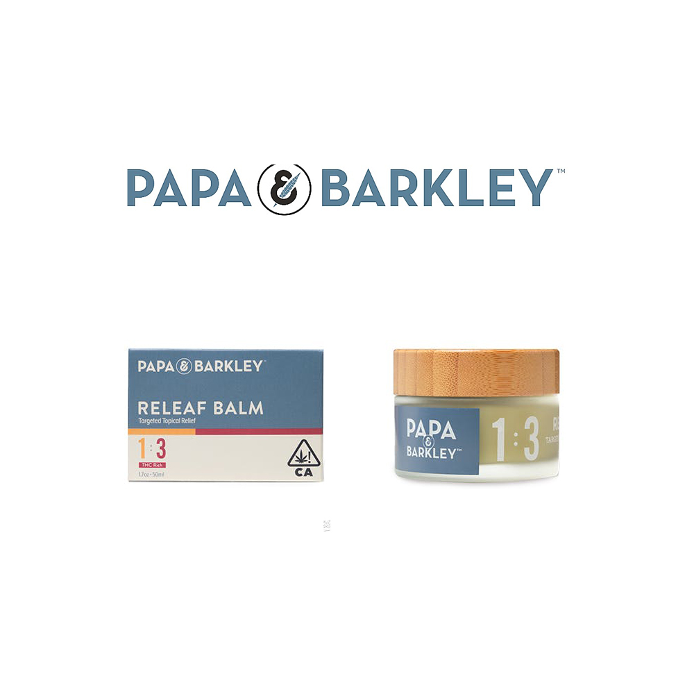 Papa & Barkley - CBD+THC 1:3 THC Rich Releaf Balm 15ml - The Kind Center