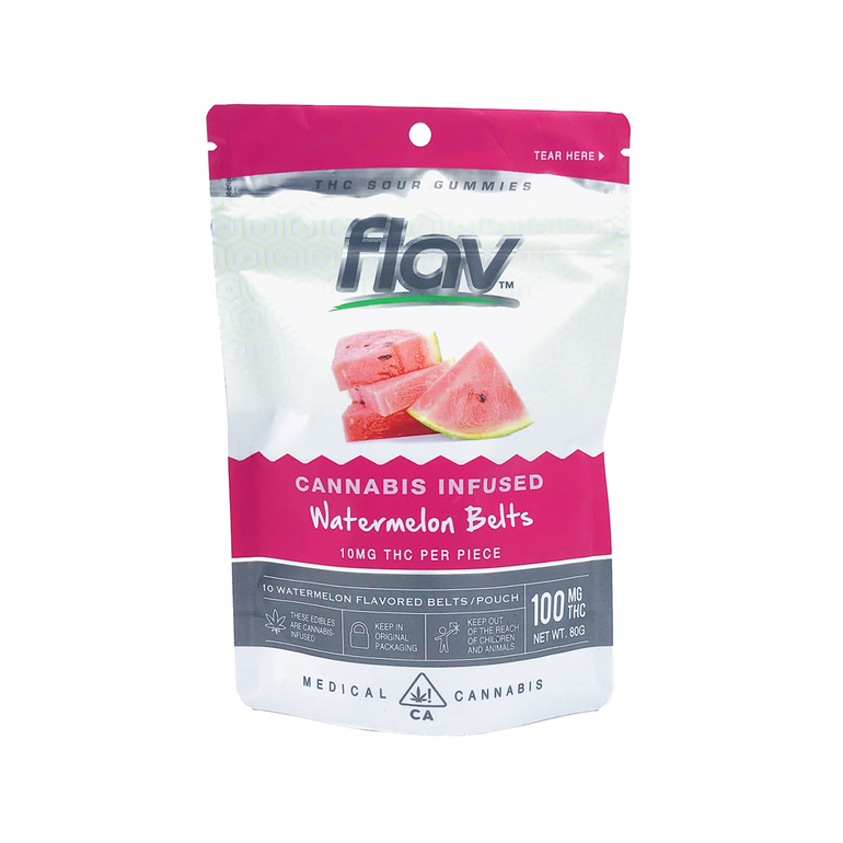 Flav Watermelon Belts 100MG - The Kind Center