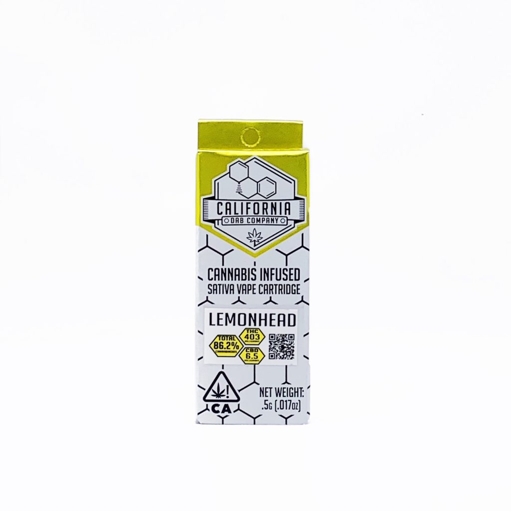 California Dab Company - Lemon Head Cartridge .5G - The Kind Center
