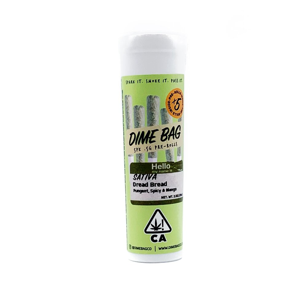 Dimebag - Dread Bread 5 Pack Preroll - The Kind Center