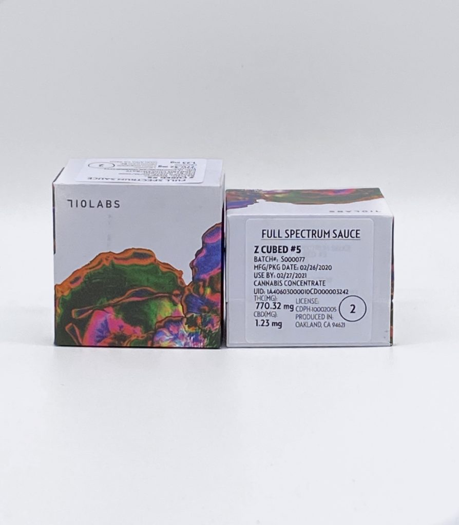 Z Cubed #5 Full Spectrum 1g Sauce - The Kind Center