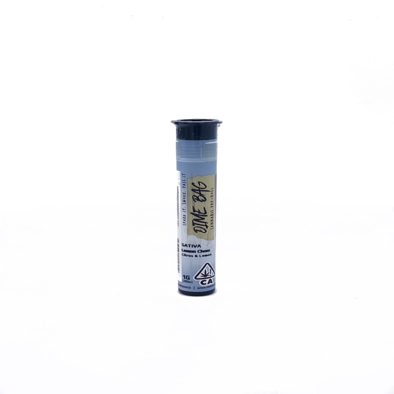 Dimebag Lemon Chem 1g Preroll - The Kind Center