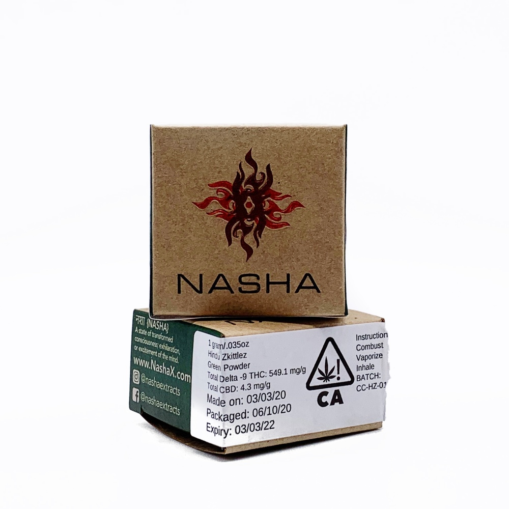 Nasha Green Powder Hindu Zkittlez - The Kind Center