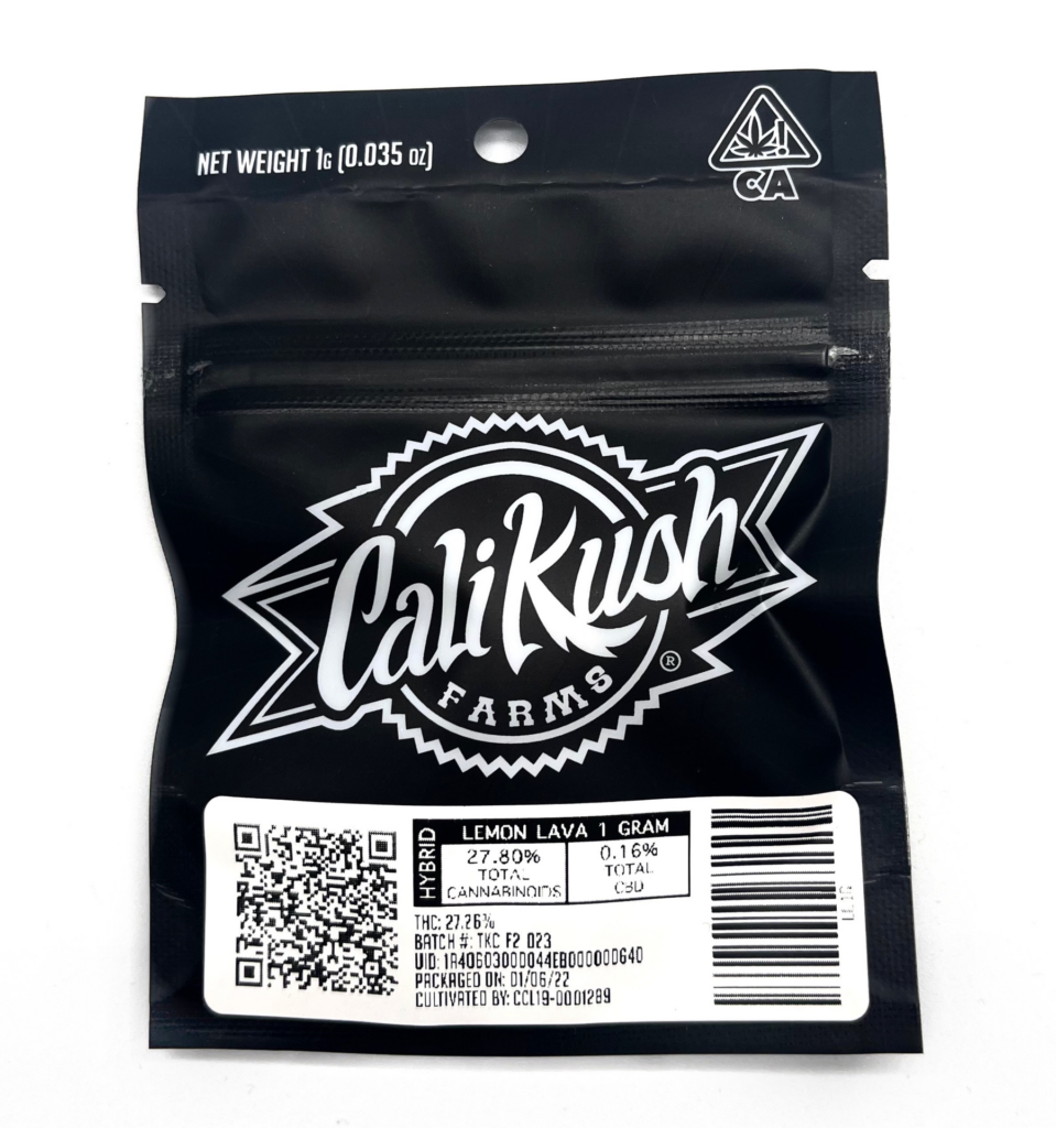 Cali Kush Farms - Lemon Lava 1G - The Kind Center
