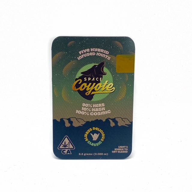Space Coyote - Infused Hybrid Hash 5pk - The Kind Center