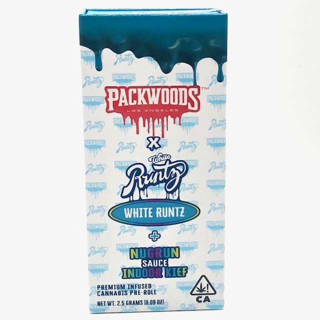 Packwoods - Packwoods x White Runtz Infused Preroll 2.5g - The Kind Center