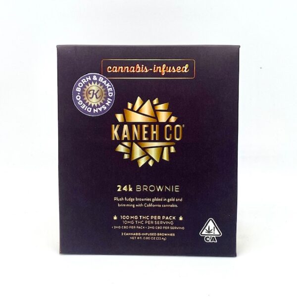 Kaneh Co. - 24K Brownies 100mg - The Kind Center