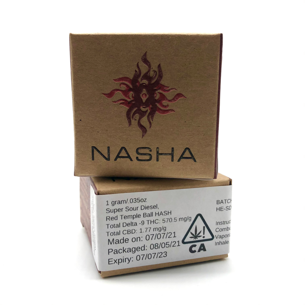 Nasha - Super Sour Diesel Red Temple Ball 1g - The Kind Center