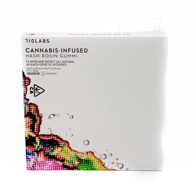 710 Labs - Cherry Betty Hash Rosin 100mg Gummies - The Kind Center