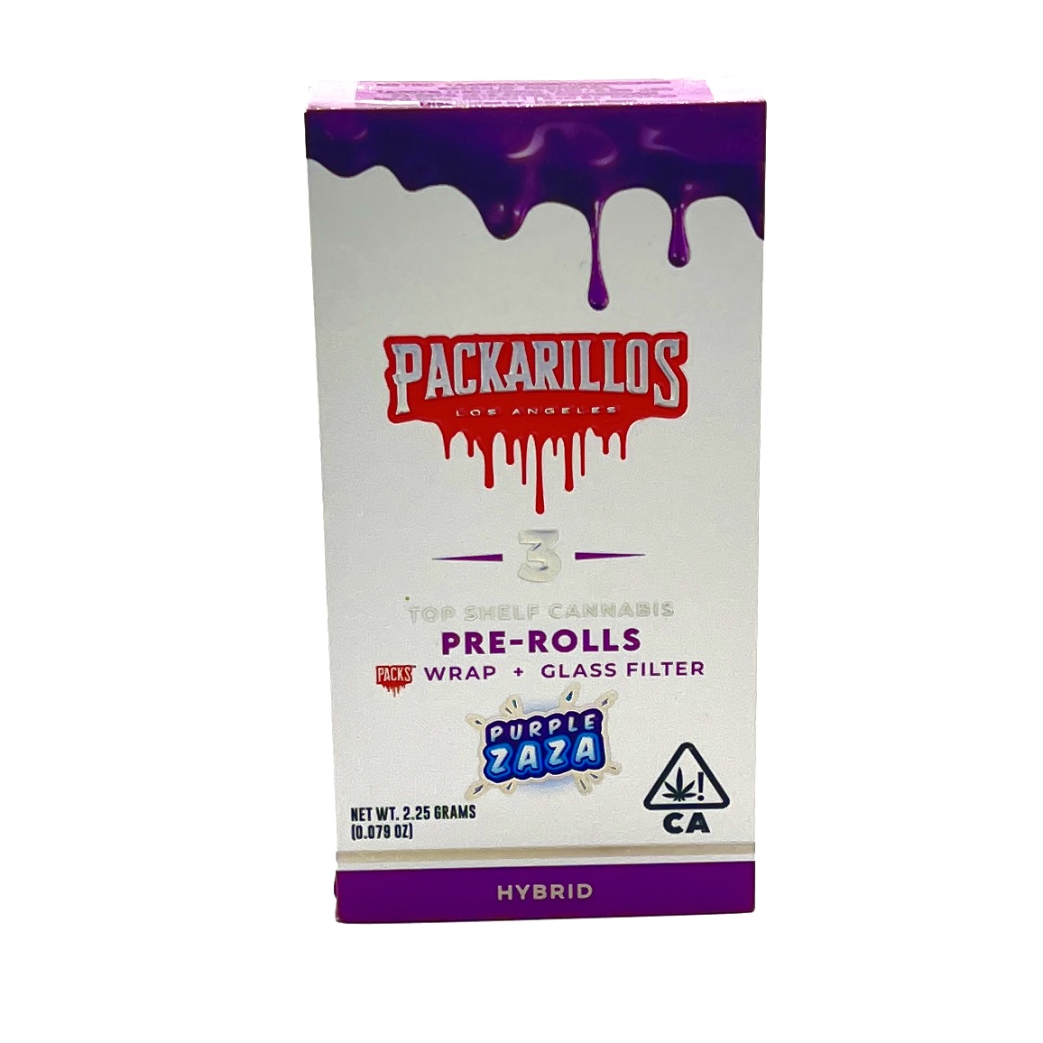 Packwoods Packarillos Purple Zaza 3pk Pre Rolls The Kind Center