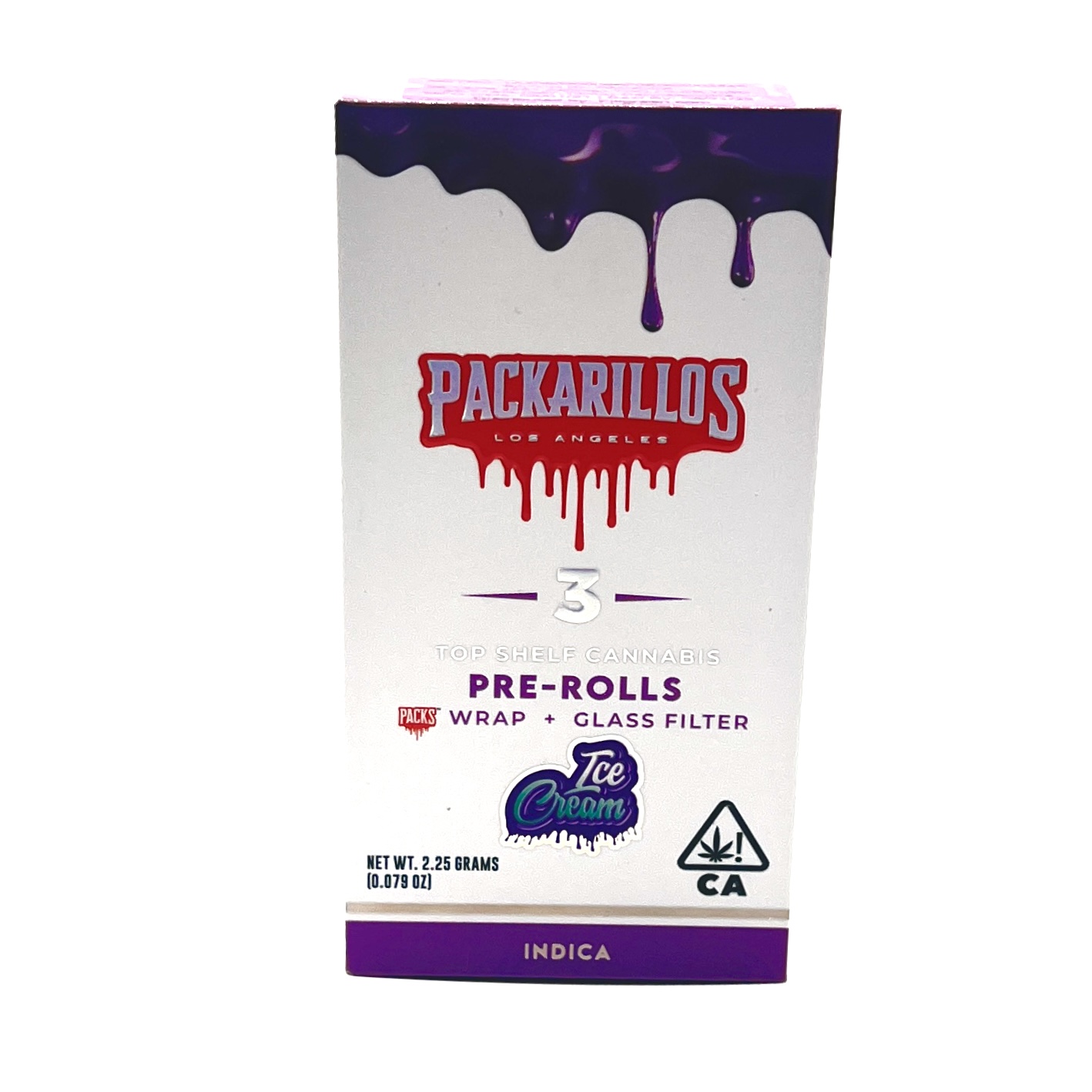 Packwoods - Packarillos Ice Cream 3PK Pre-Rolls - The Kind Center