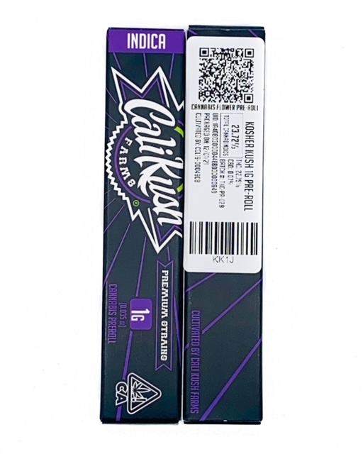 Cali Kush Farms - Kosher Kush 1g Pre Roll - The Kind Center