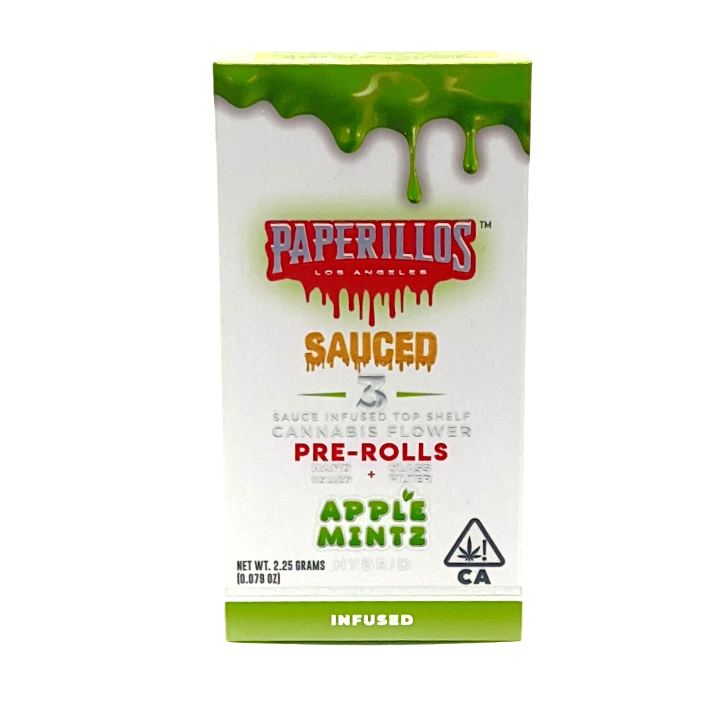 Packwoods - Packarillos Apple Mintz 3pk 2.25g Infused Pre Rolls - The ...