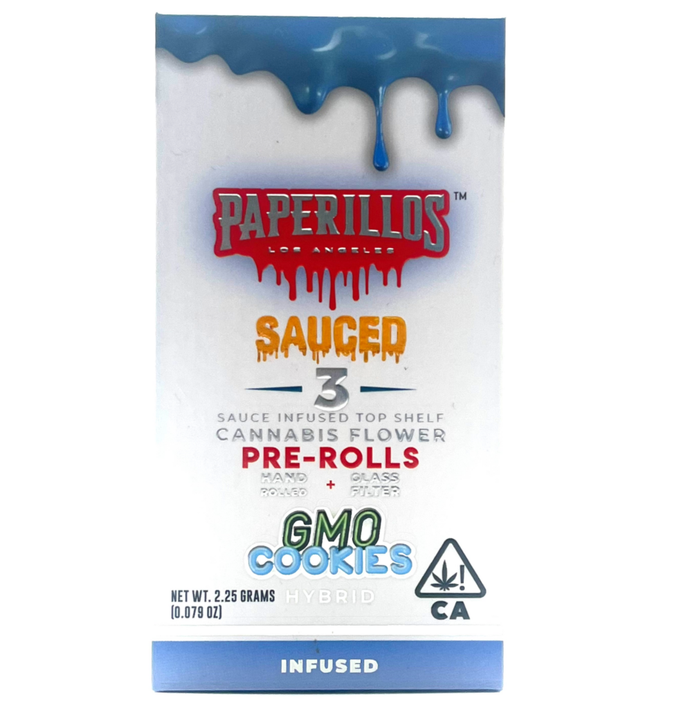 Packwoods Packarillos Gmo Cookies 3pk 2 25g Infused Pre Rolls The