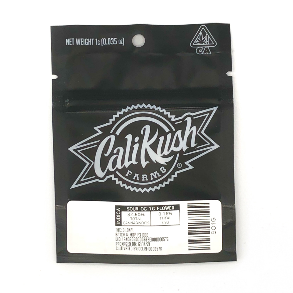 Cali Kush Farms - Sour OG 1g - The Kind Center