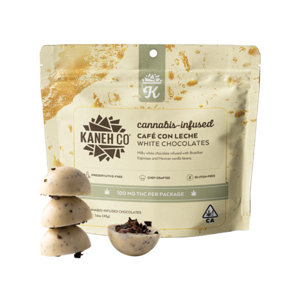 Kaneh Co. - Cafe Con Leche White Chocolates 10pk 100MG - The Kind Center