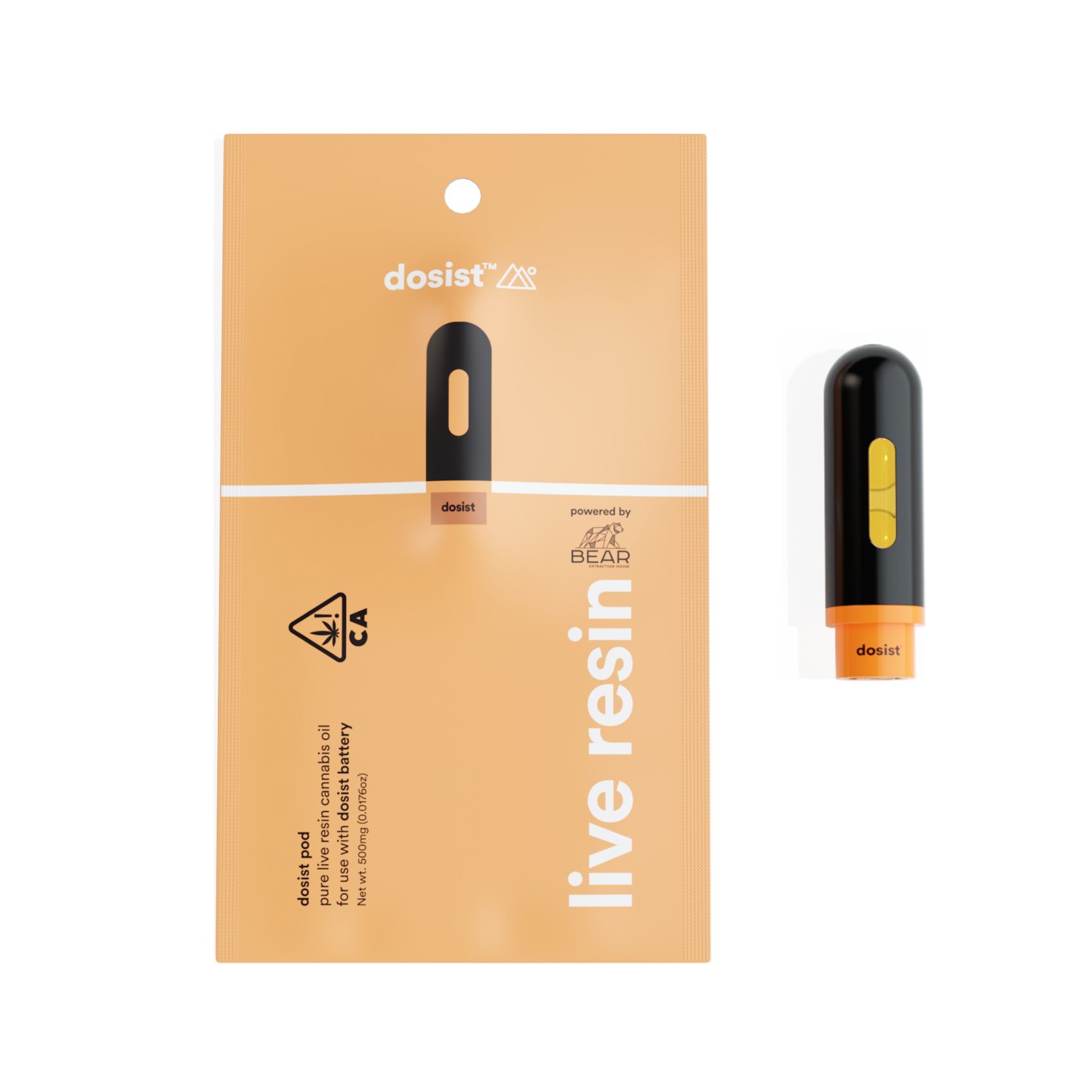 Dosist x Bear Extraction House - Live Resin Banana Kush Pod 0.5G - The ...