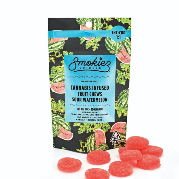 Smokiez Edibles - CBD/THC Watermelon Gummies 200MG - The Kind Center