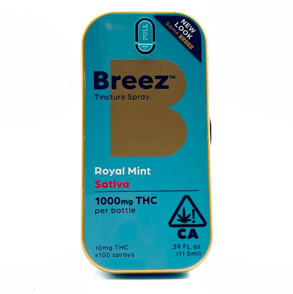 Breez - Sativa Royal Mint Tincture Spray 1000MG - The Kind Center