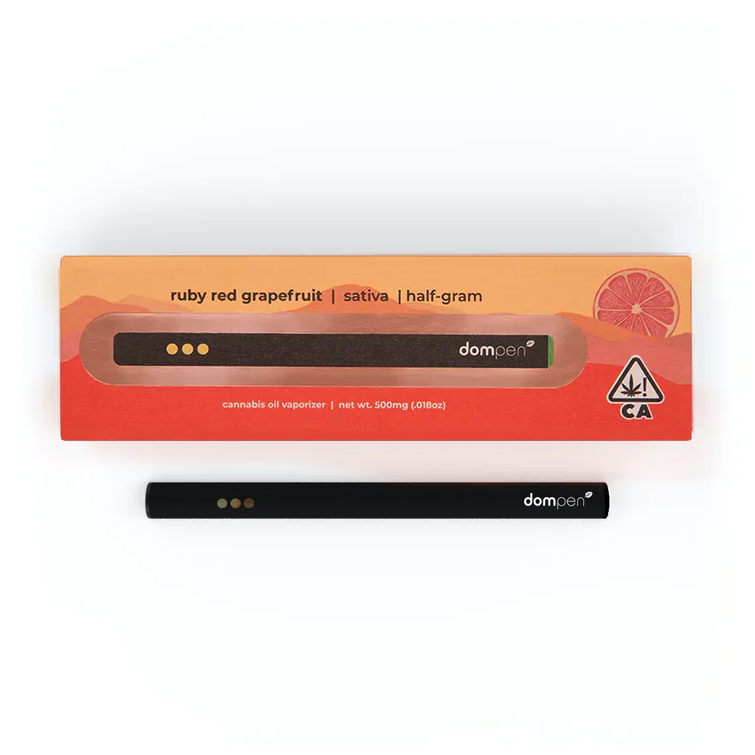 Dompen - Sativa Ruby Red Grapefruit Disposable Vape Pen 0.5G - The Kind ...