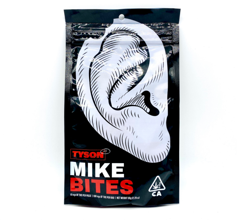 Tyson 2.0 - Mike Bites Black Raspberry Gummies 100MG - The Kind Center