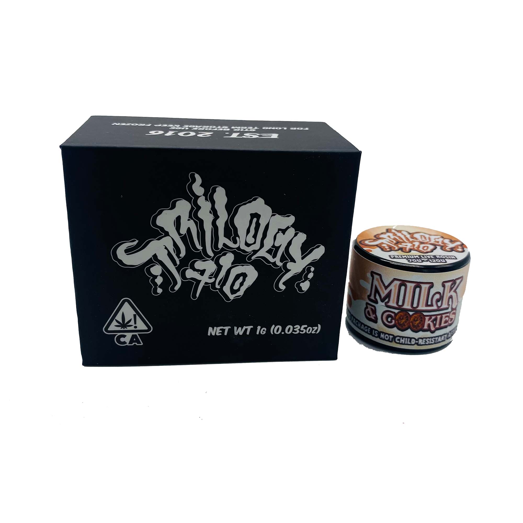 Trilogy 710 - Milk & Cookies Live Rosin 1G - The Kind Center