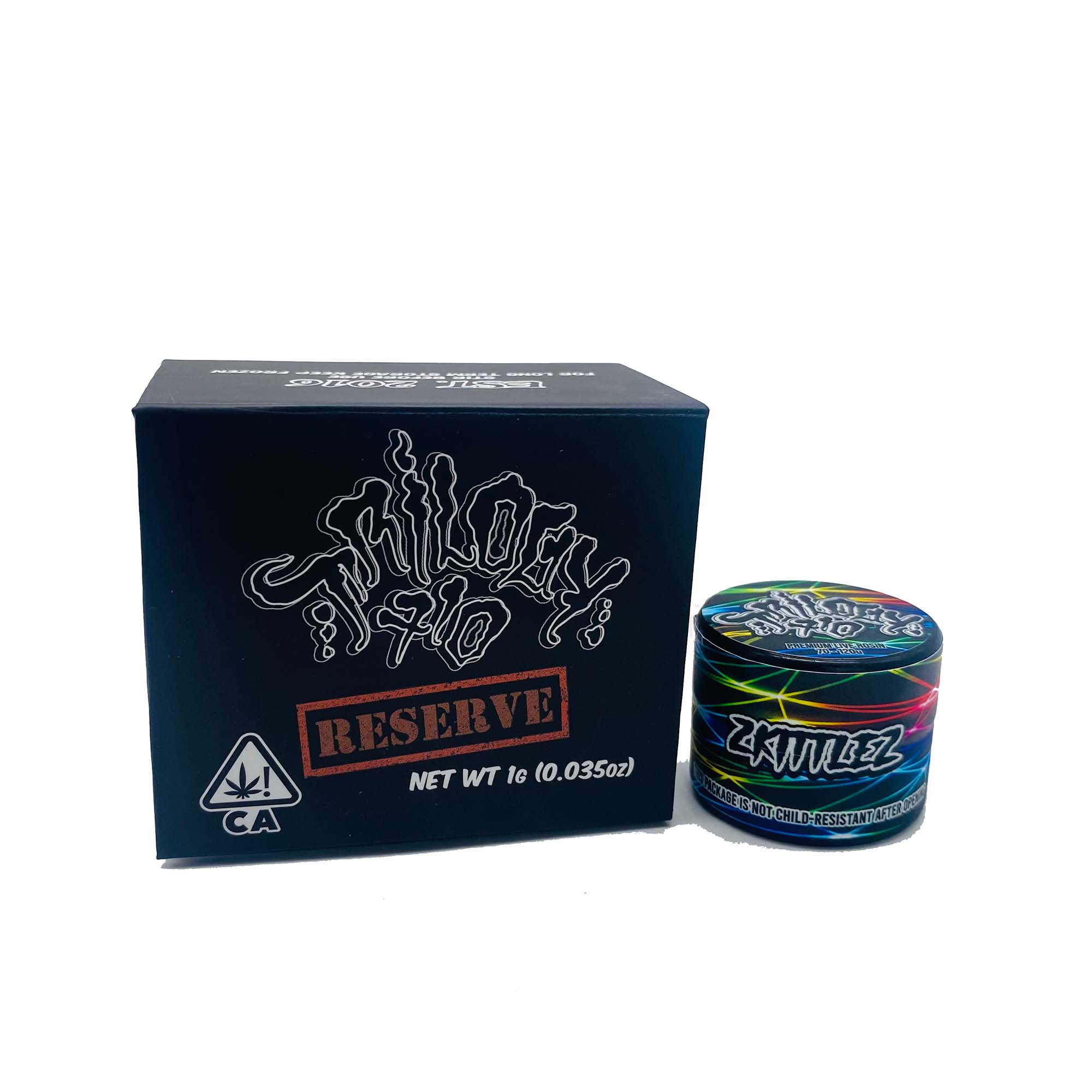 Trilogy 710 - Zkittlez Reserve Live Rosin 1G - The Kind Center