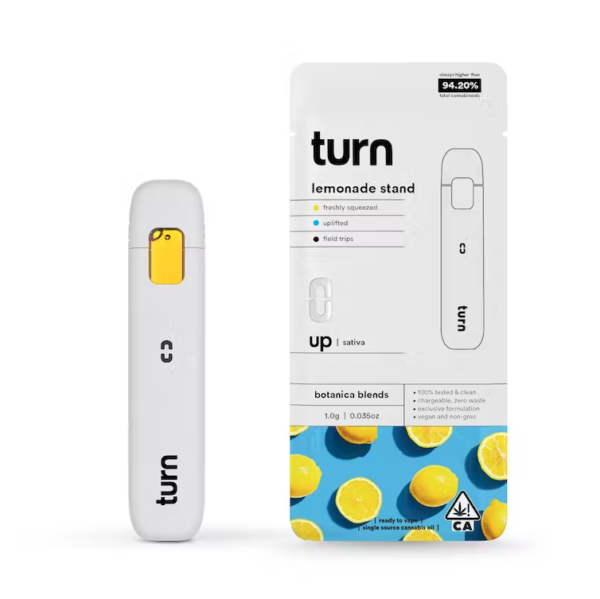 Turn - Sativa Lemonade Stand Disposable Vape Pen 1G - The Kind Center