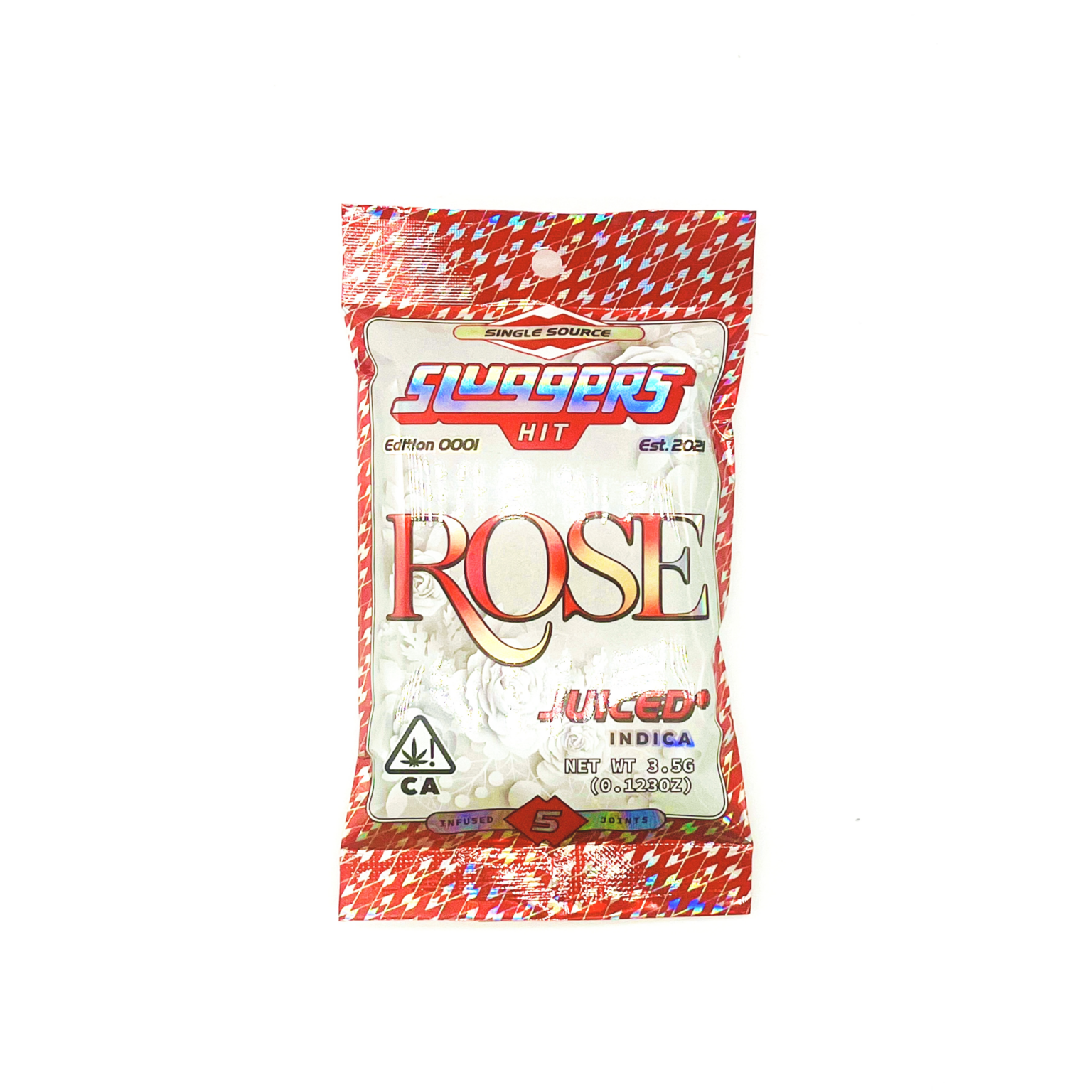 Sluggers Hit - Infused Rose Pre-rolls 5pk - The Kind Center