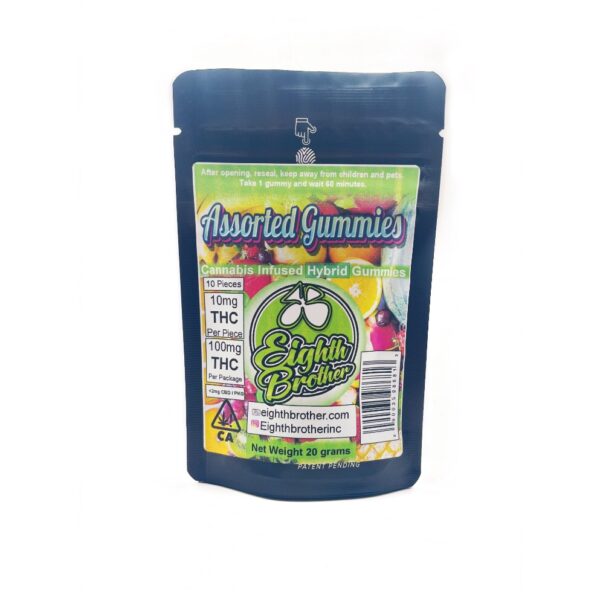 Eighth Brother - Hybrid Assorted Gummies 100MG - The Kind Center