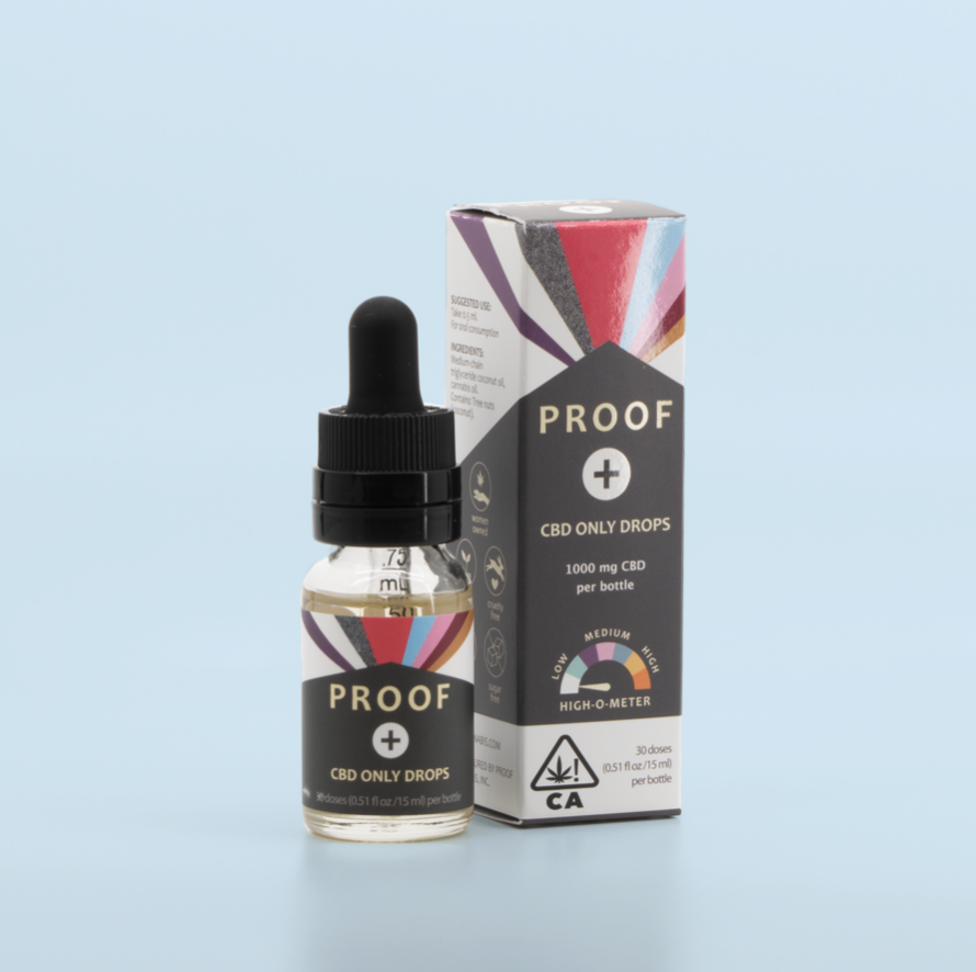 Proof - CBD Only Drops Tincture 15ml - The Kind Center