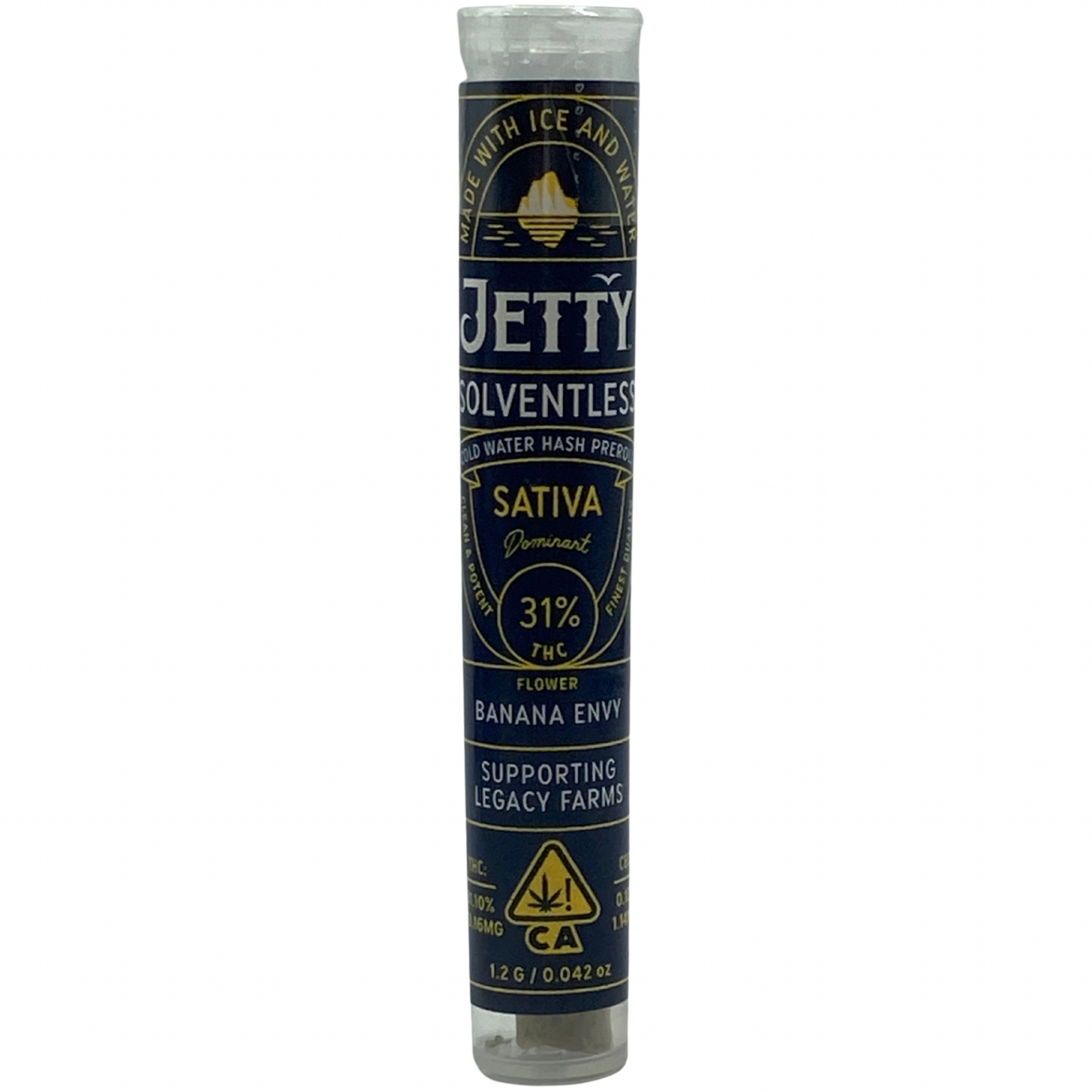 Jetty - Infused Solventless Banana Envy Pre-roll 1.2G - The Kind Center