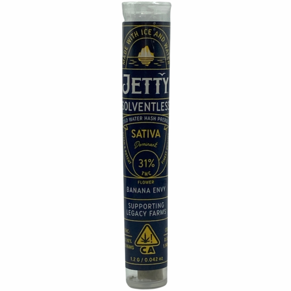 Jetty - Infused Solventless Banana Envy Pre-roll 1.2G - The Kind Center