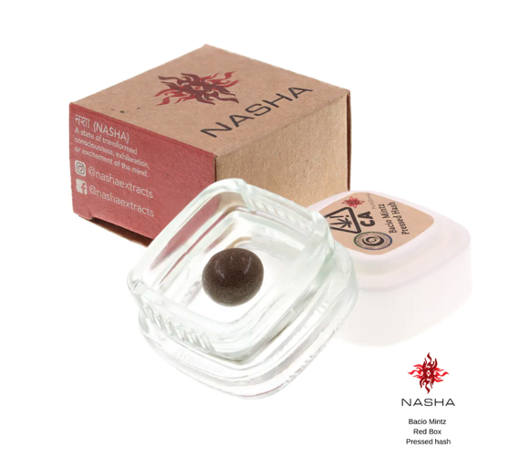 Nasha - Sativa Lemon Sour Diesel Red Pressed Hash 1.2G - The Kind Center