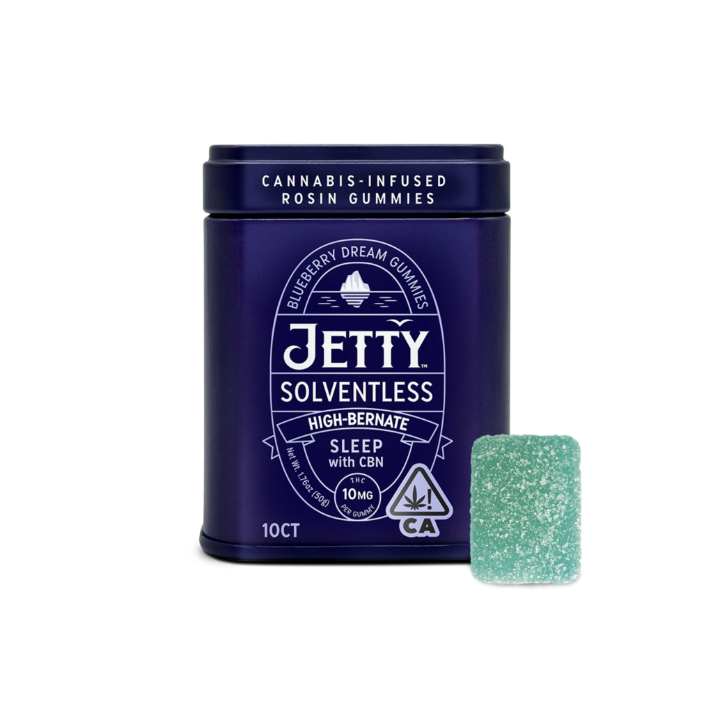 Jetty Extracts - Blueberry Dream Solventless Rosin Gummies 5:1 CBN/THC ...