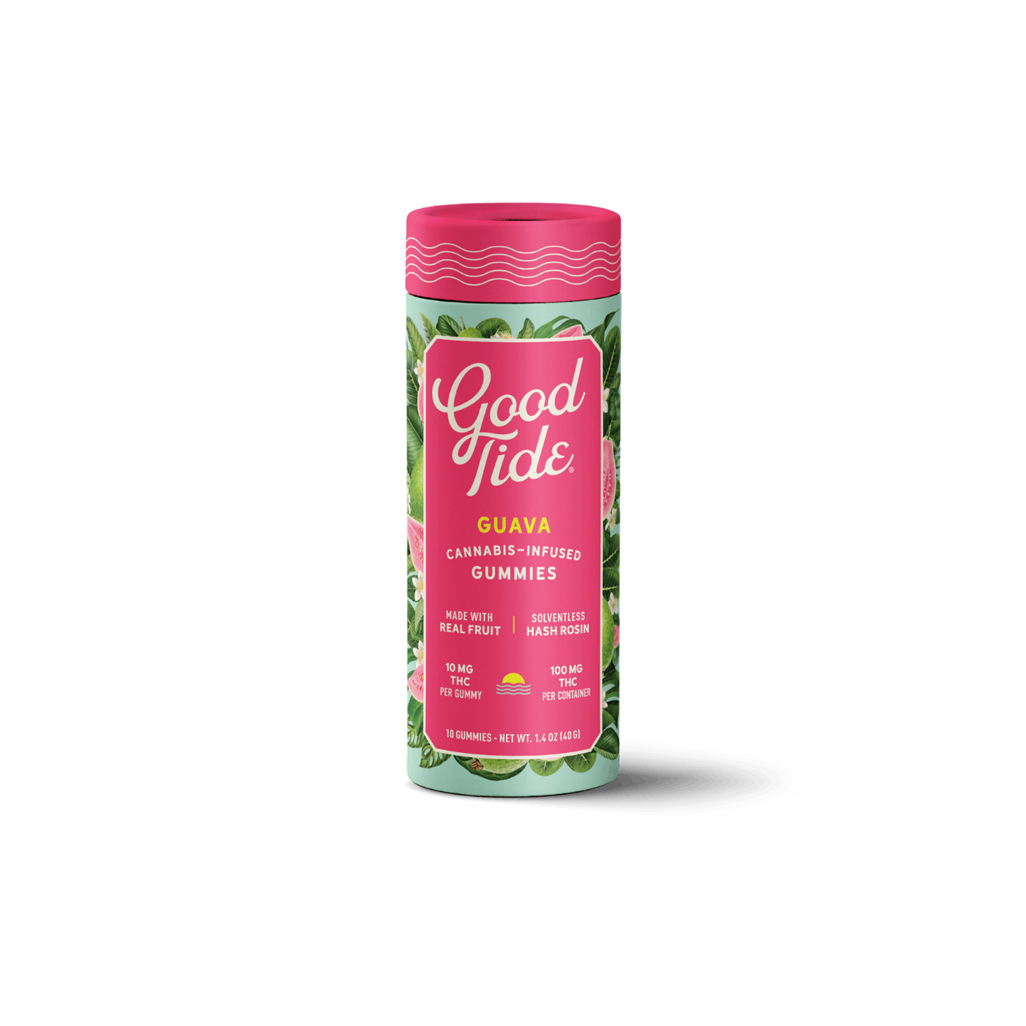 Good Tide - Guava Solventless Hash Rosin Gummies | Balanced 100mg - The ...