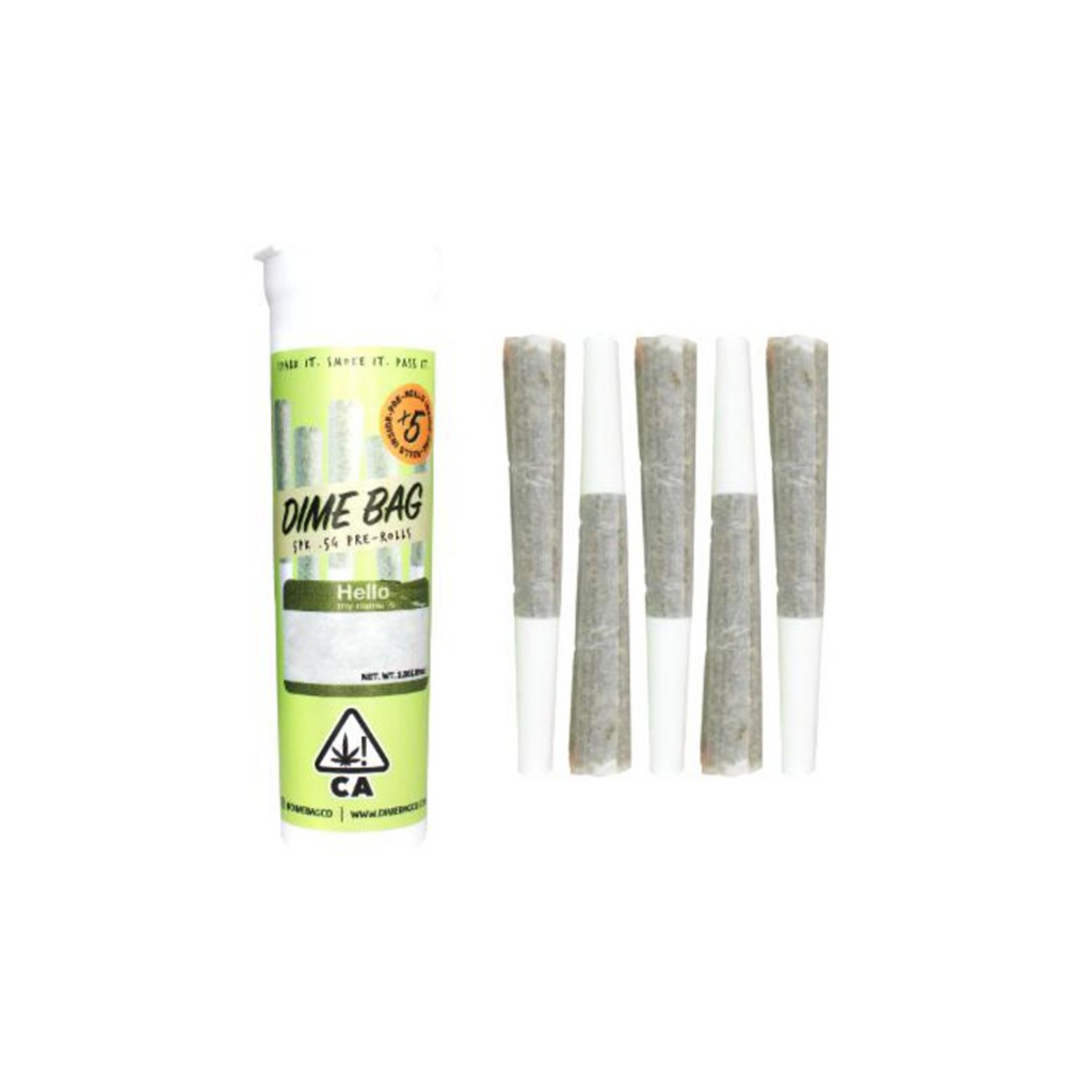 Dimebag - Monterey Fog 5pk Pre Rolls - The Kind Center