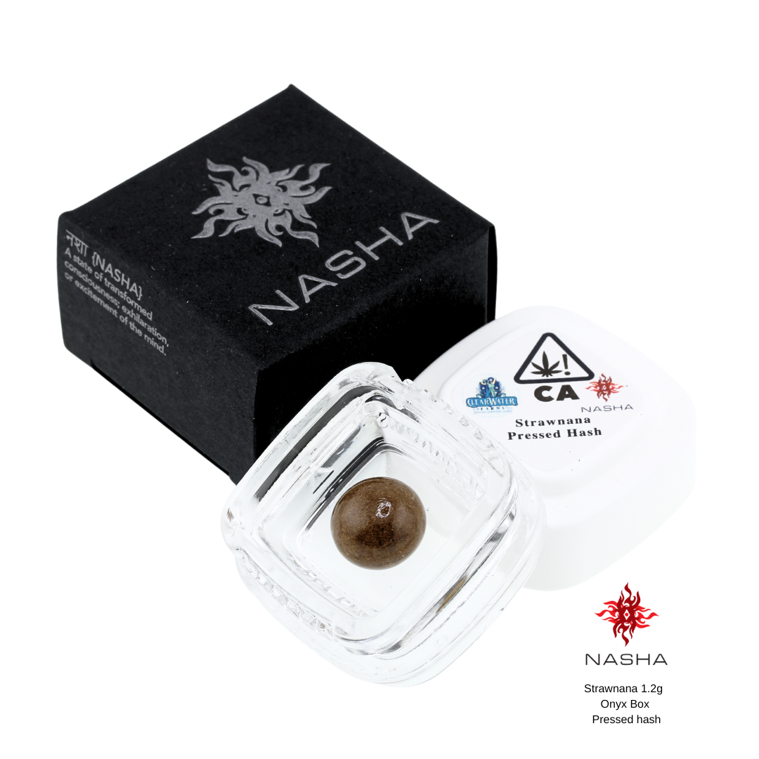 Nasha - Strawnana Onyx Pressed Live Hash 1.2g - The Kind Center