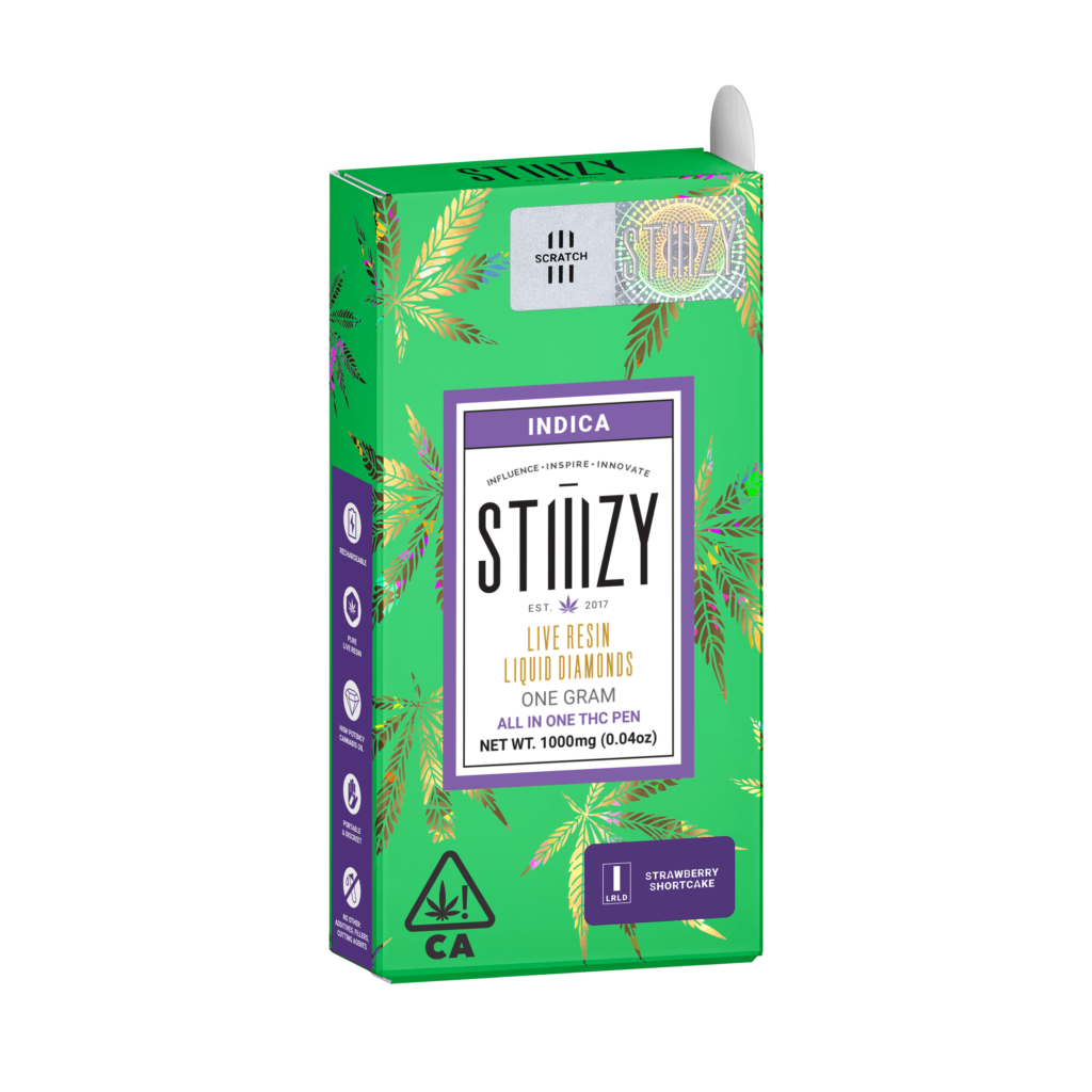 Stiiizy - Strawberry Shortcake Liquid Diamonds Disposable Vape 1G - The Kind Center