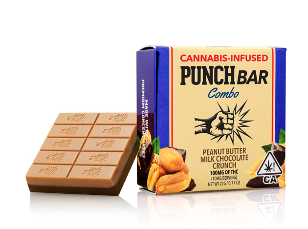 Punch Bar Combo - Peanut Butter Milk Chocolate 100mg - The Kind Center