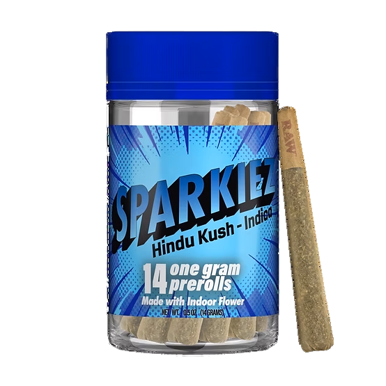 Sparkiez - Hindu Kush Indica 14pk Pre Rolls - The Kind Center